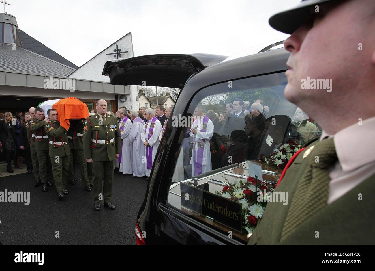 Co meath at his funeral which was attended by over hi-res stock ...