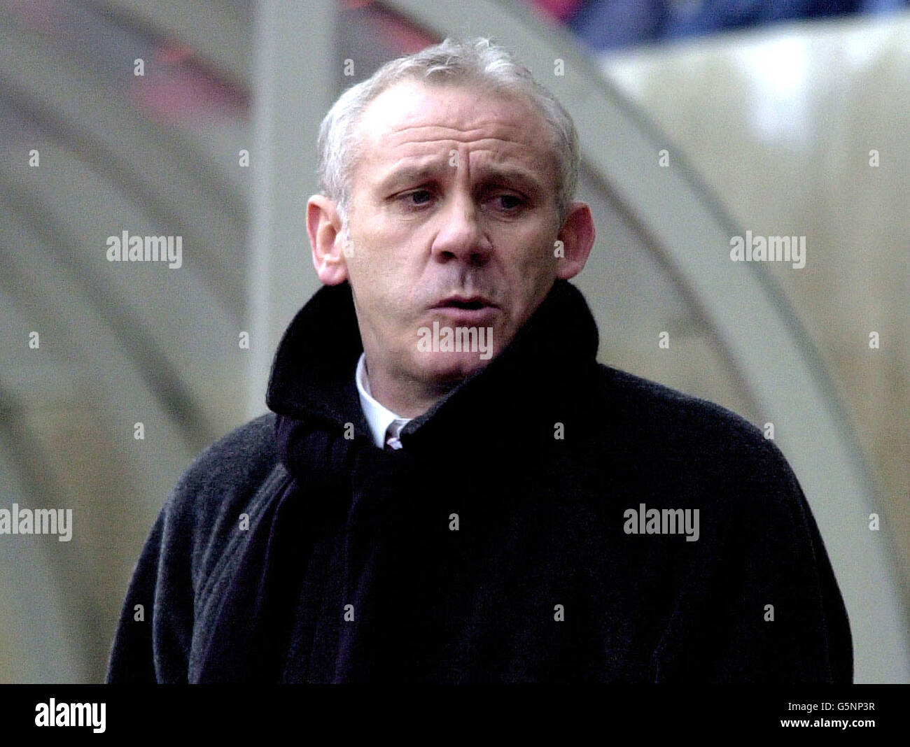 FOOTBALL SUNDERLANDS MANAGER PETER REID Stock Photo - Alamy