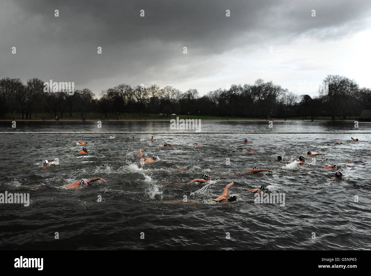 100 yard swimming race hi-res stock photography and images - Alamy