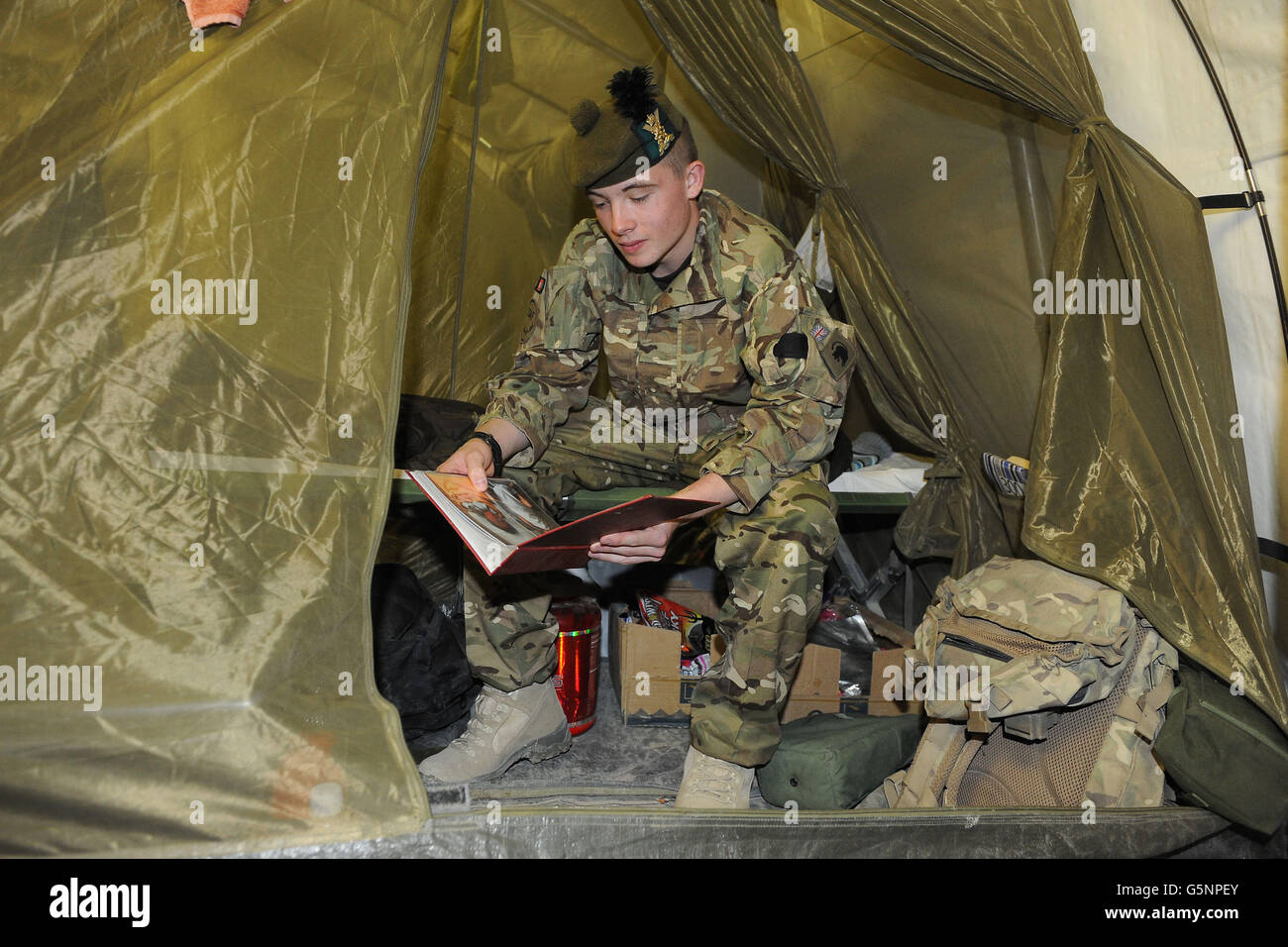 Private Billy Sutherland, from Portsoy in Aberdeenshire, is on a six ...