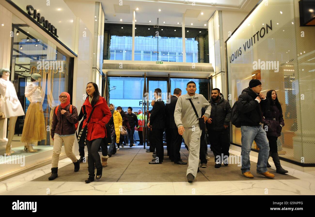 As they open their doors for the boxing day sales hi-res stock ...