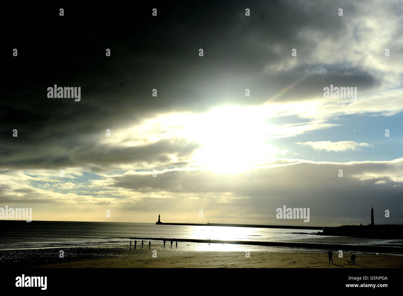 Winter weather Dec 26th. Clouds over the North Sea at Seaham near ...
