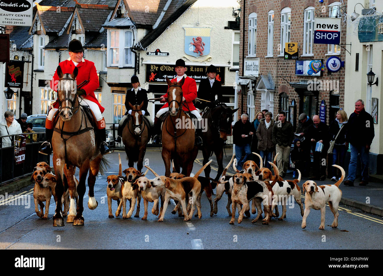Boxing day hunting Stock Photo - Alamy