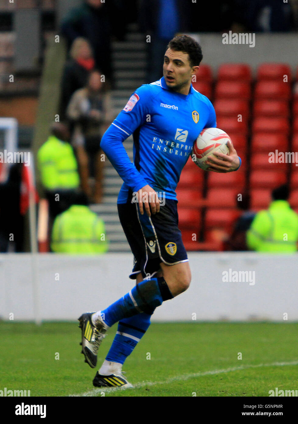 Leeds United's Davide Somma celebrates scoring his sides second goal of ...