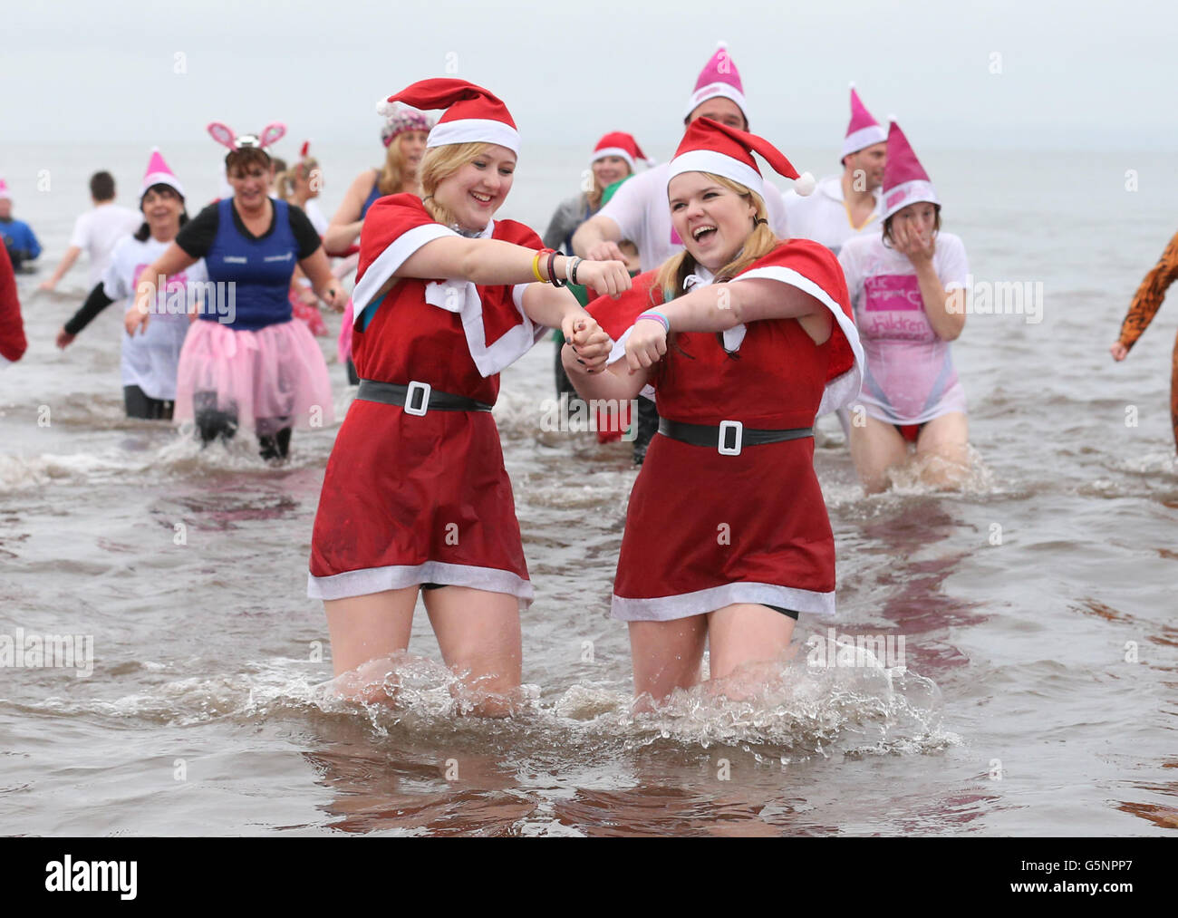 News charity swim hi-res stock photography and images - Alamy