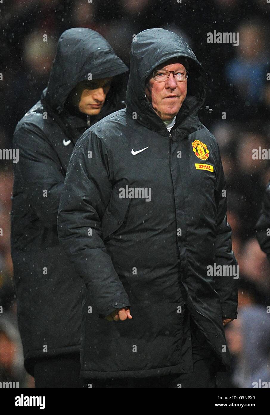 He walks down touchline hi-res stock photography and images - Alamy