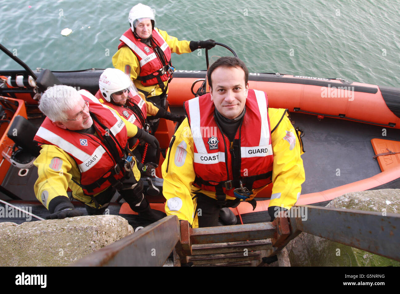 Irish Coast Guard and RNLI joint training exercise Stock Photo - Alamy