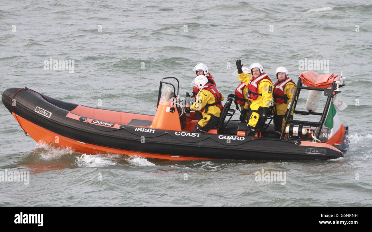 Irish Coast Guard and RNLI joint training exercise Stock Photo - Alamy