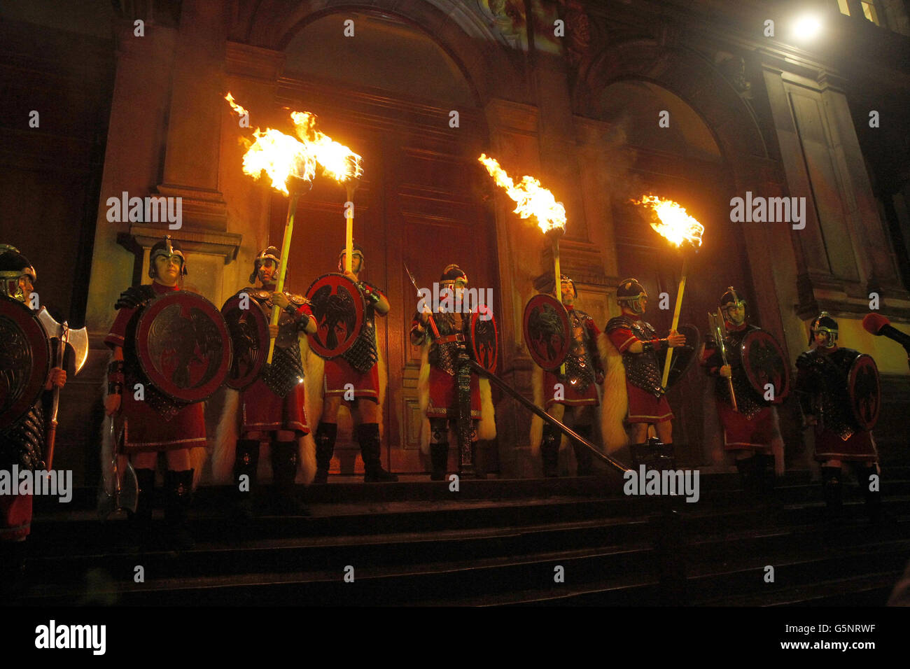 Edinburgh torchlight procession hi-res stock photography and images - Alamy