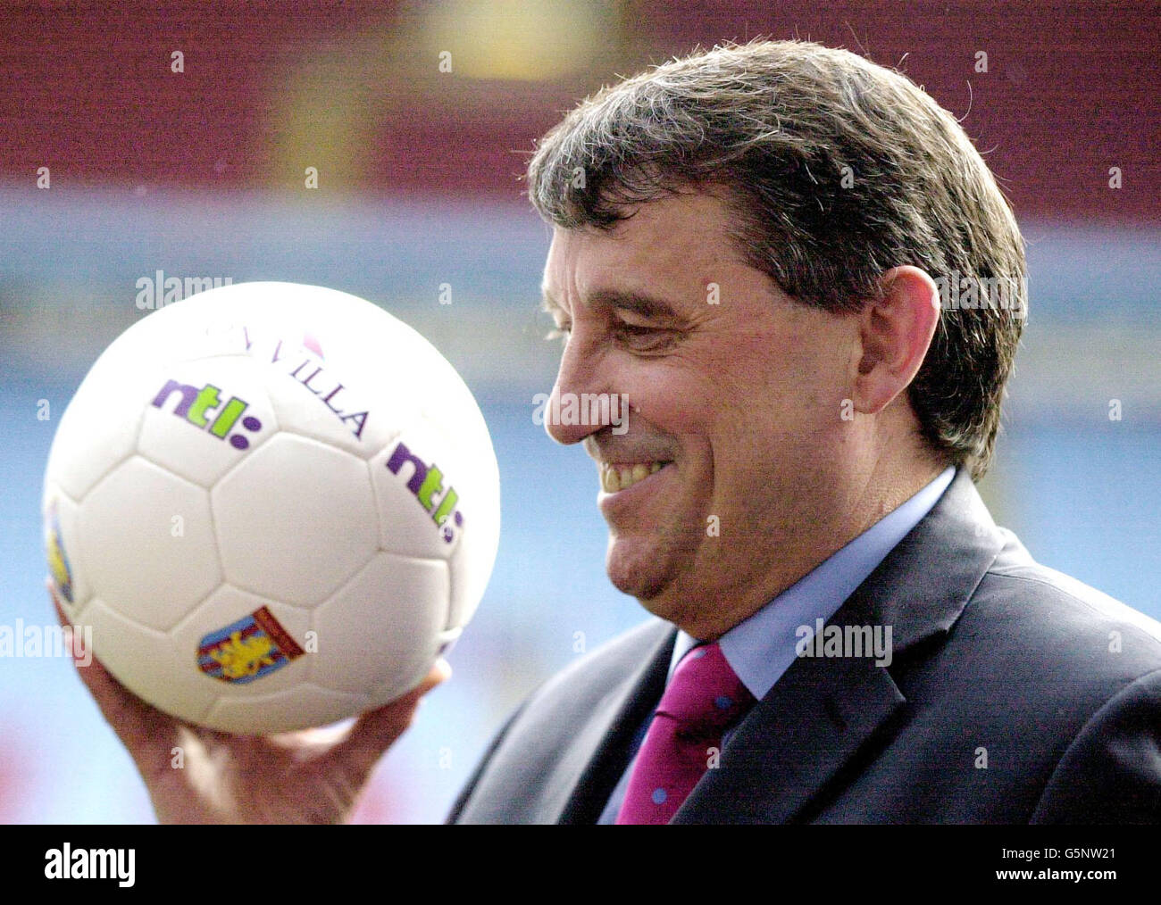 Graham taylor at a press conference at villa park hi-res stock ...