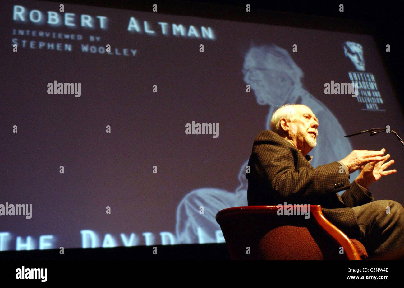 American film director Robert Altman at BAFTA offices Stock Photo - Alamy