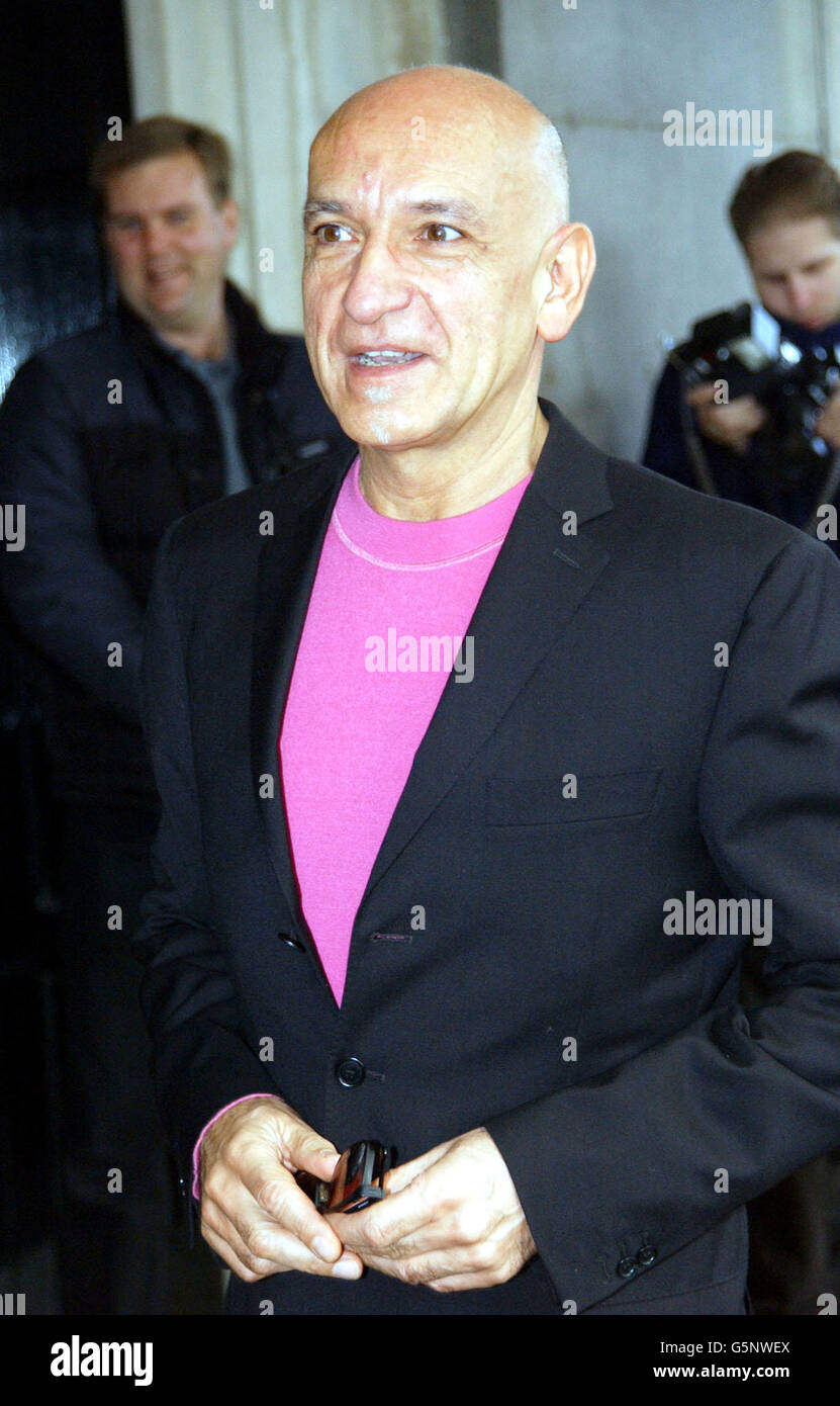 Actor Ben Kingsley arrives at the Savoy hotel in central London for the ...