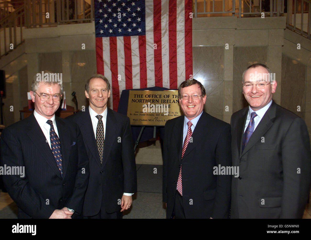 David Trimble Washington Visit Stock Photo - Alamy