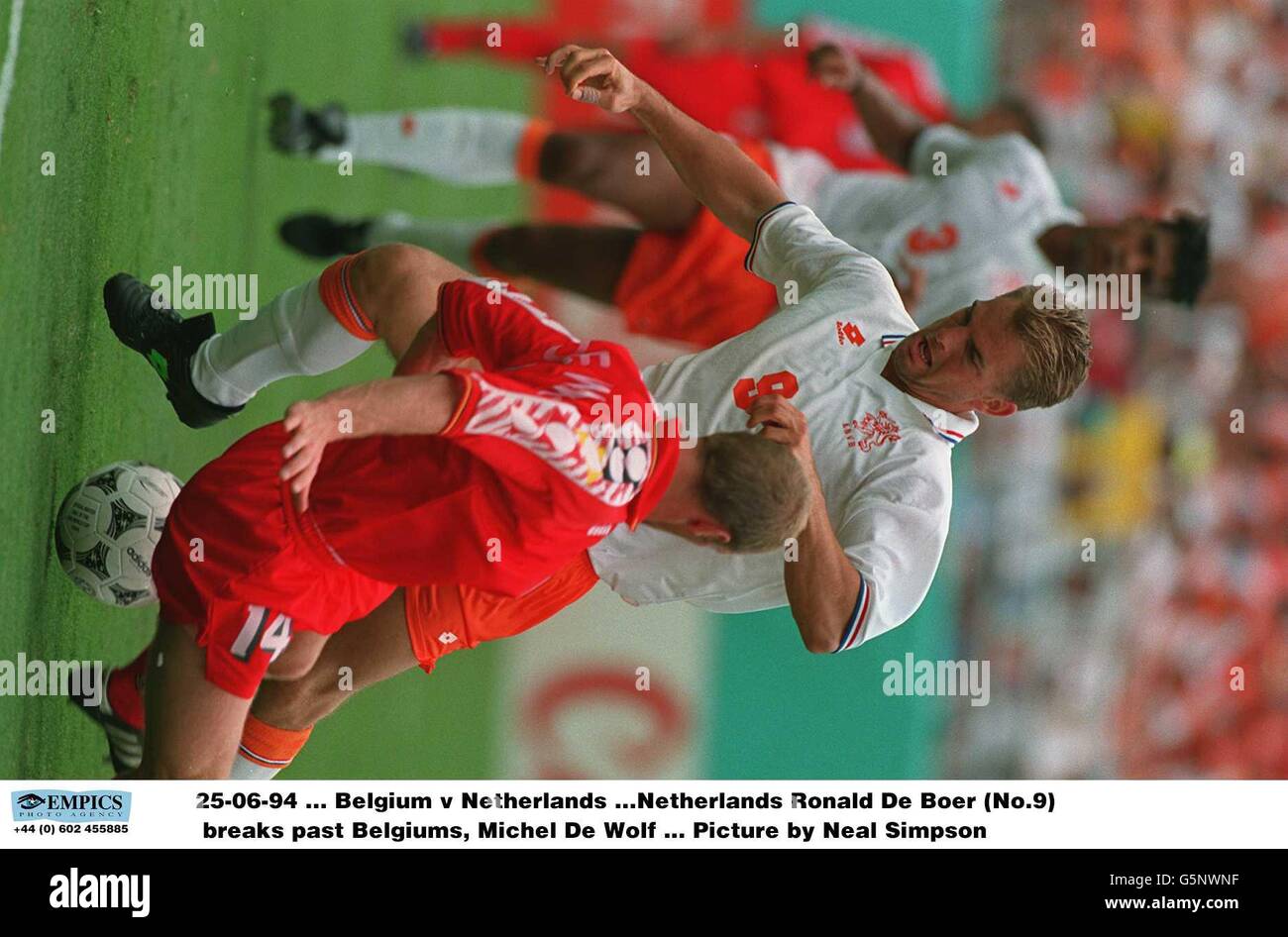 8 belgium v netherlands soccer world cup 94 hi-res stock photography ...