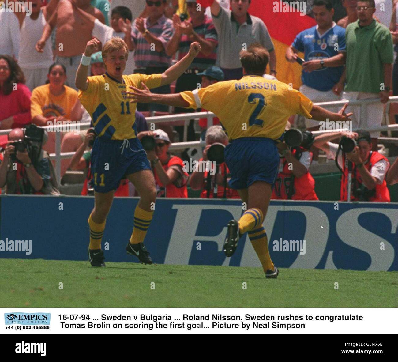 Soccer Tomas Brolin High Resolution Stock Photography and Images - Alamy