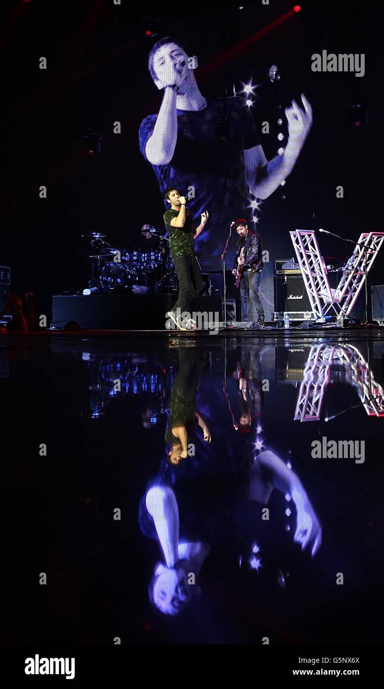 Example on stage capital fms jingle bell ball o arena hi-res stock ...