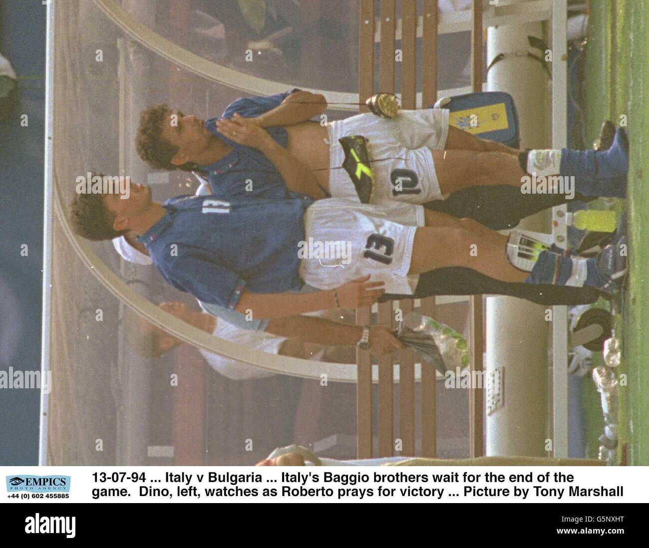 Italys dino baggio hi-res stock photography and images - Alamy