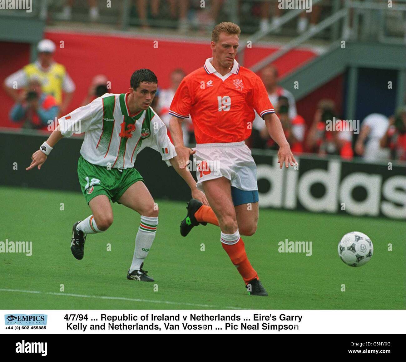 3 ireland v netherlands soccer world cup 94 hi-res stock photography ...