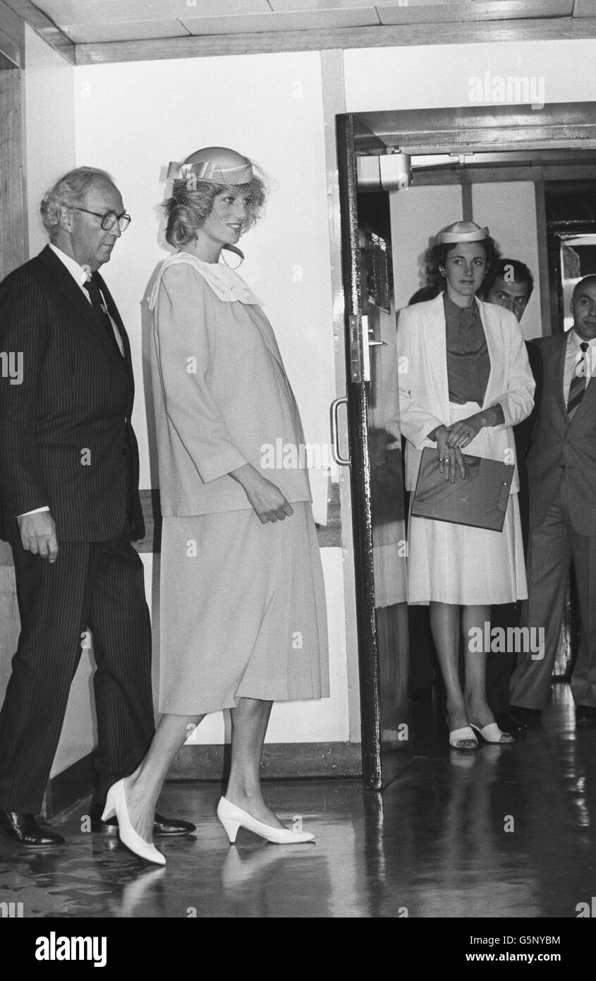 Princess diana wales during Black and White Stock Photos & Images - Alamy