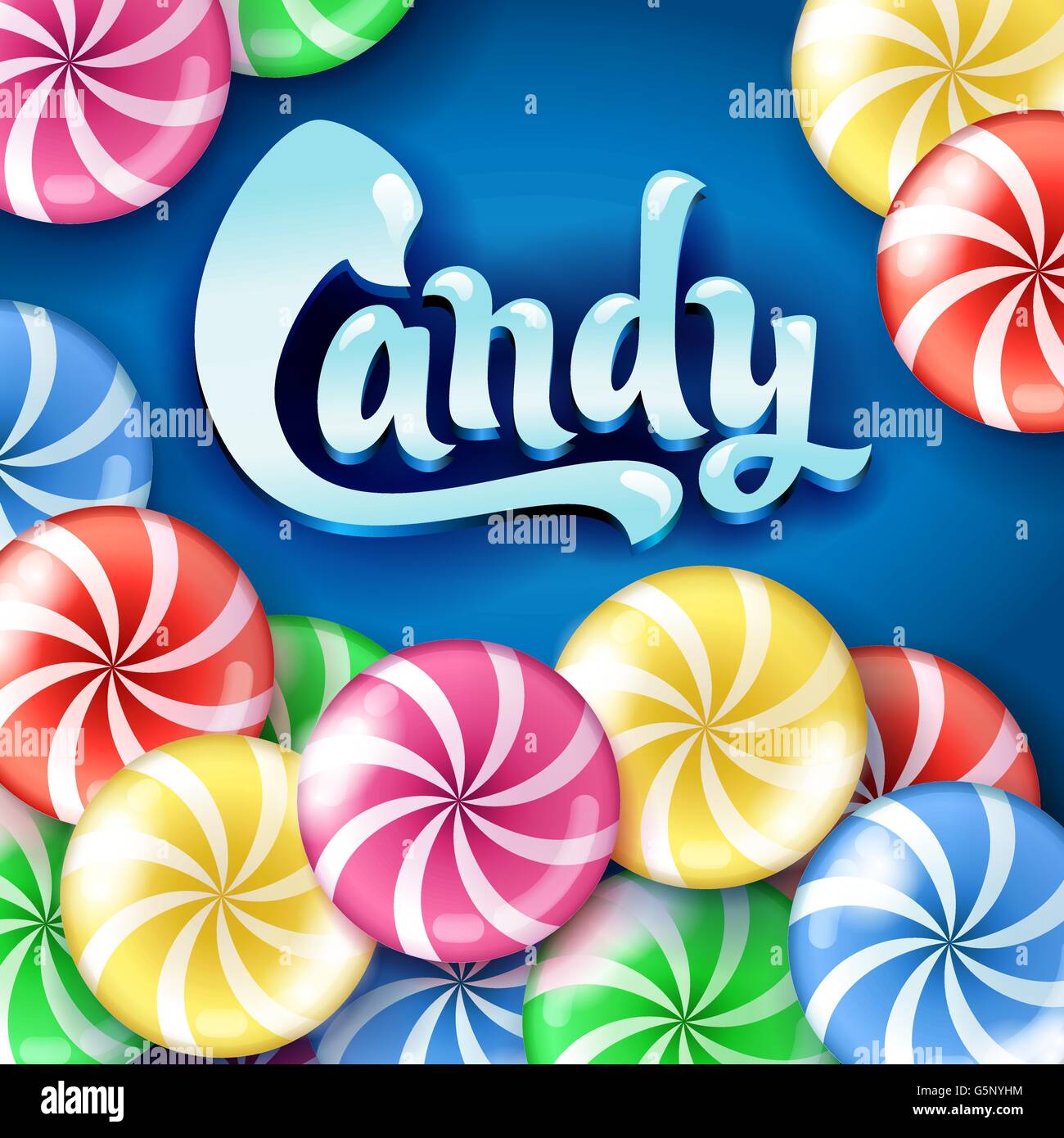 Candy stick hard colorful Stock Vector Images - Alamy