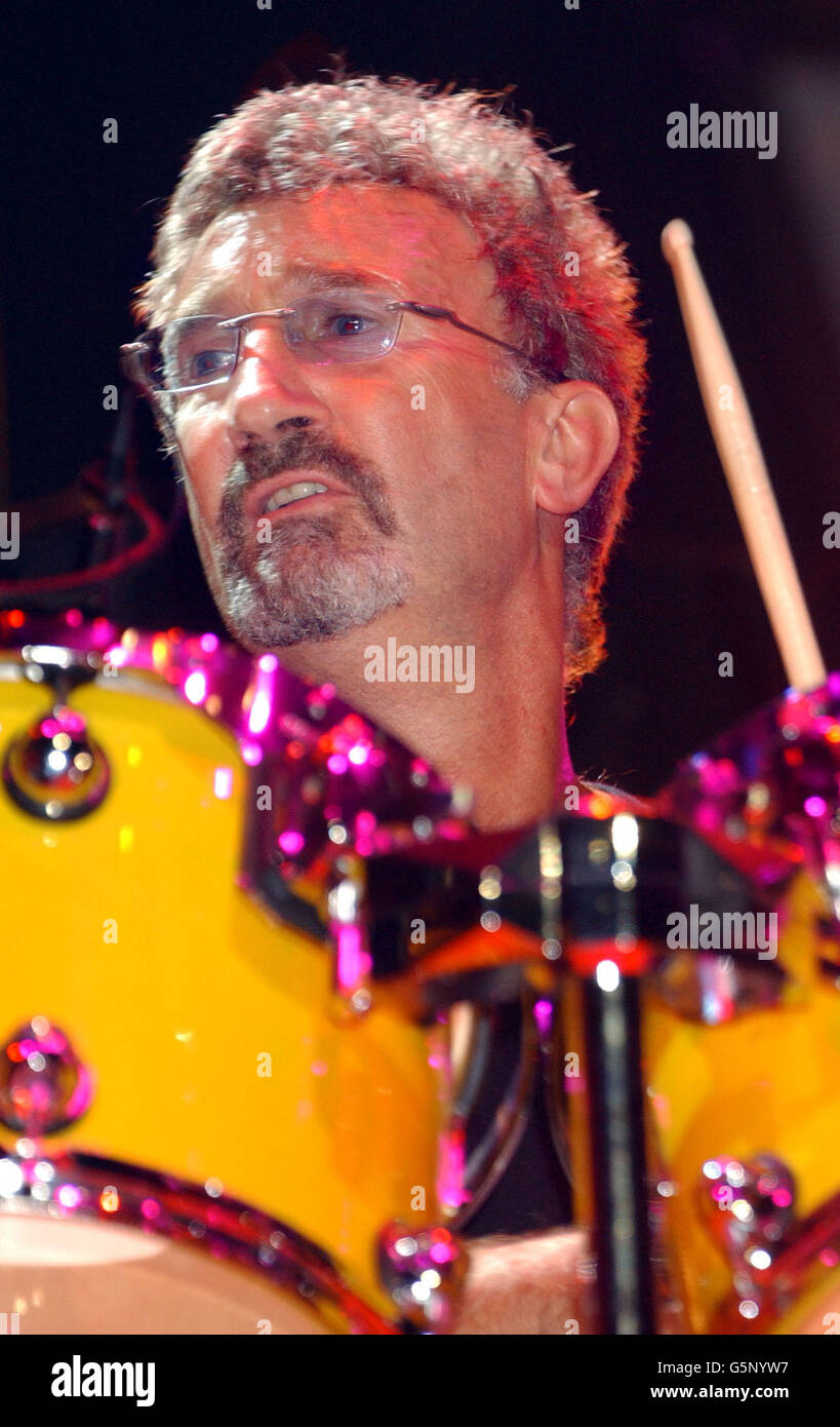 Eddie Jordan, head of the Formula One Jordan team performs on stage ...