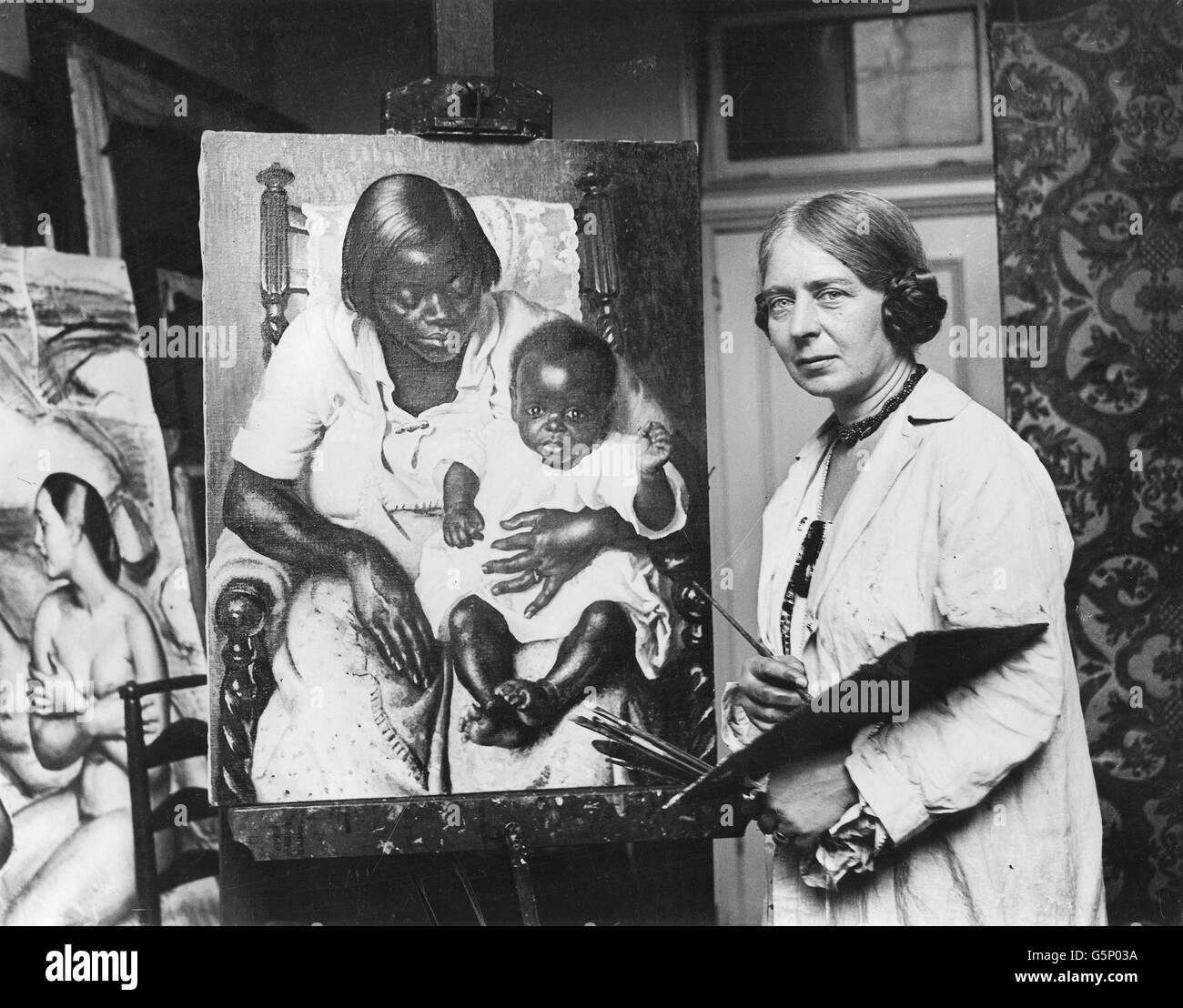 Laura knight art Black and White Stock Photos & Images - Alamy