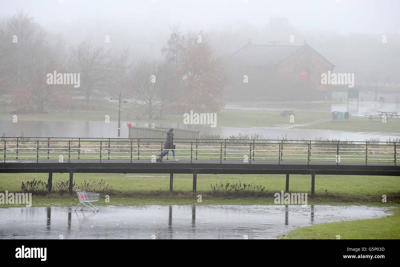 Winter weather December 12th Stock Photo - Alamy