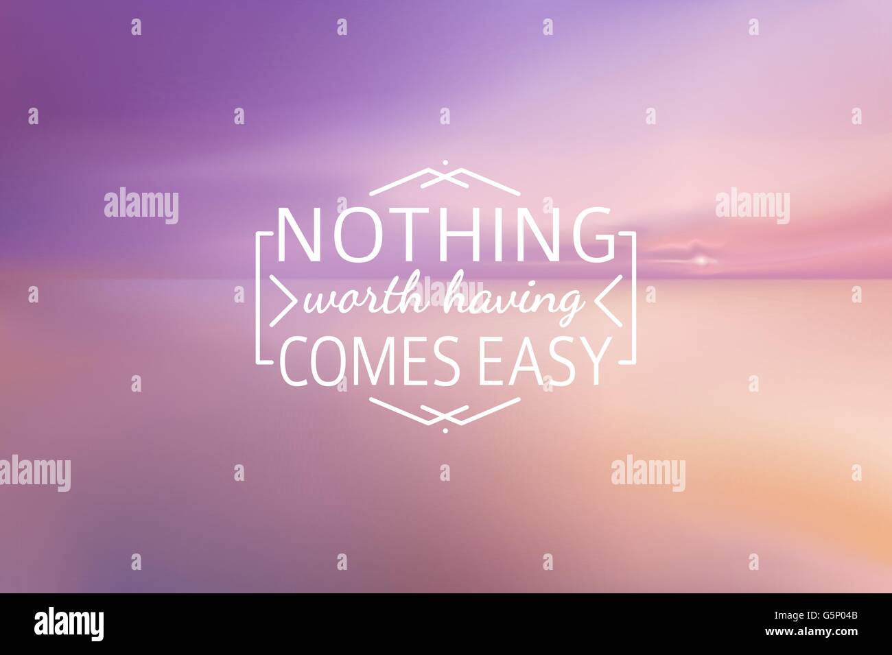 Set of 6 different landscape blurred backgrounds with typography text ...