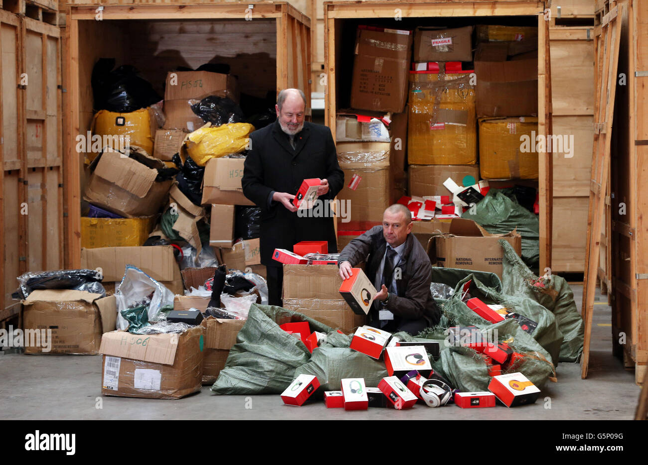 Nigel Cotton (right) Senior Investigator with Trading Standards and Pat ...