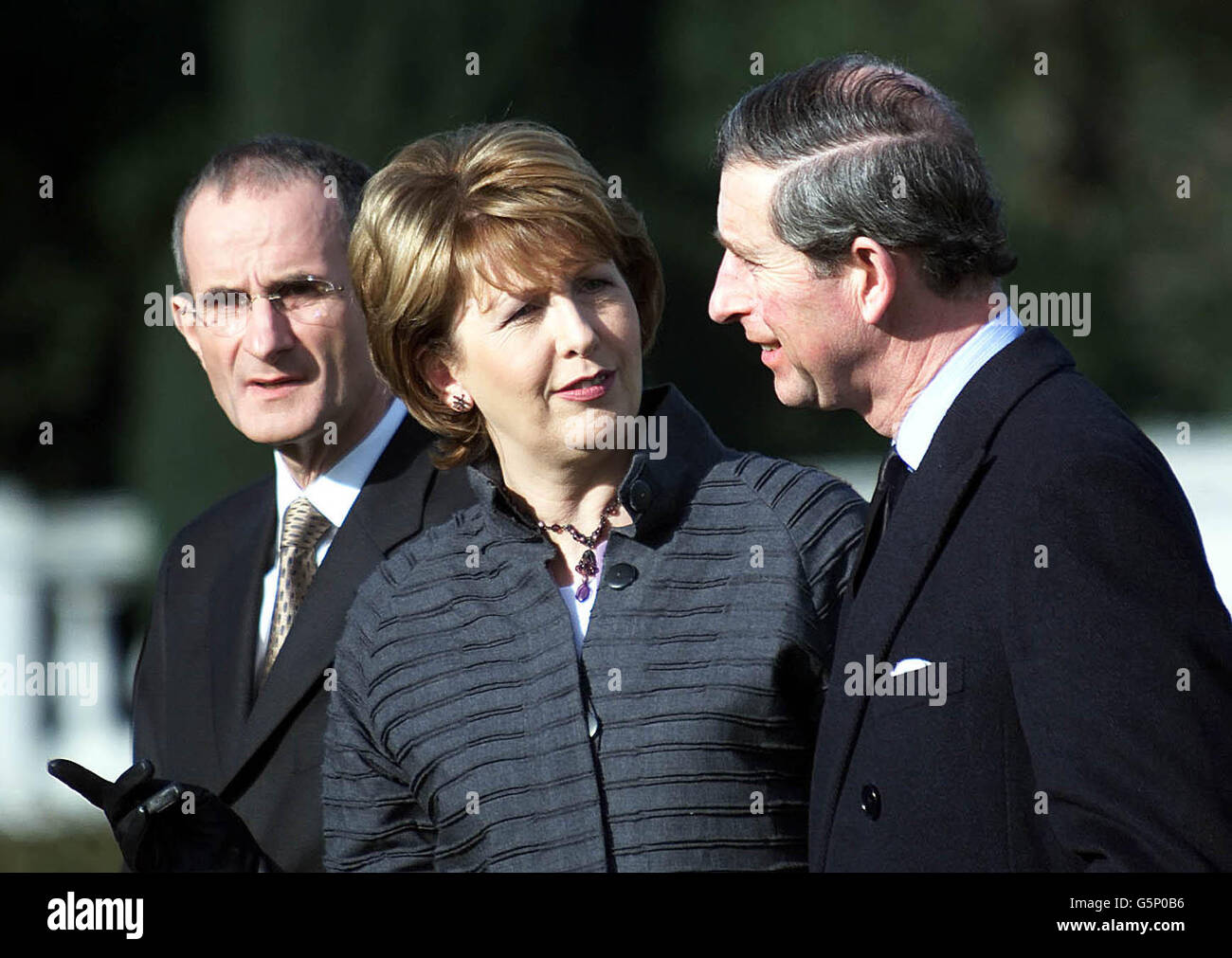 Prince Charles meets the President of Ireland (C Stock Photo - Alamy