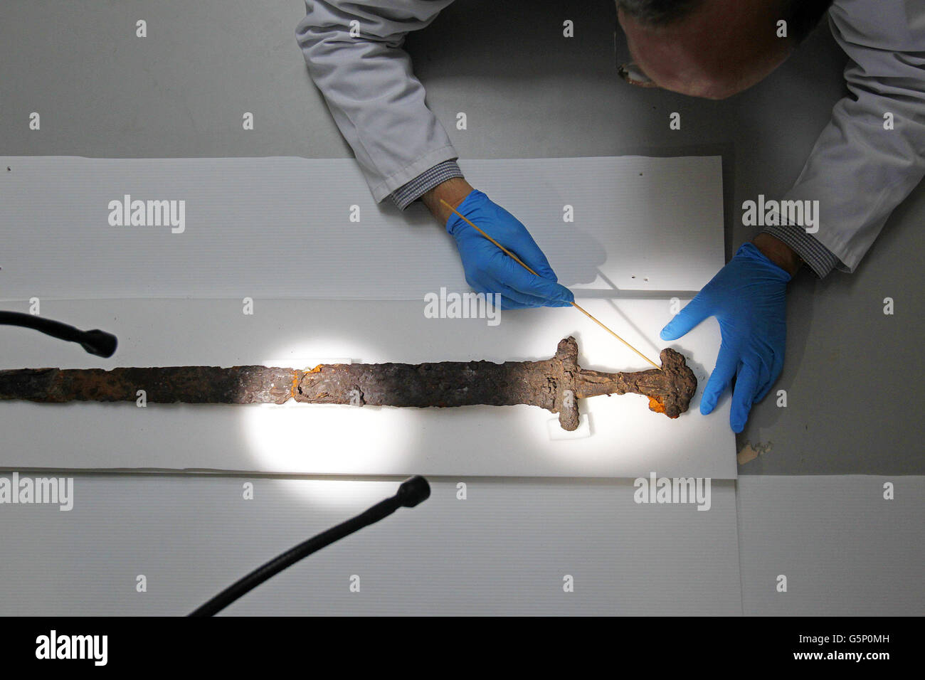 Dr Paul Mullarkey from the Conservation Department at the National ...