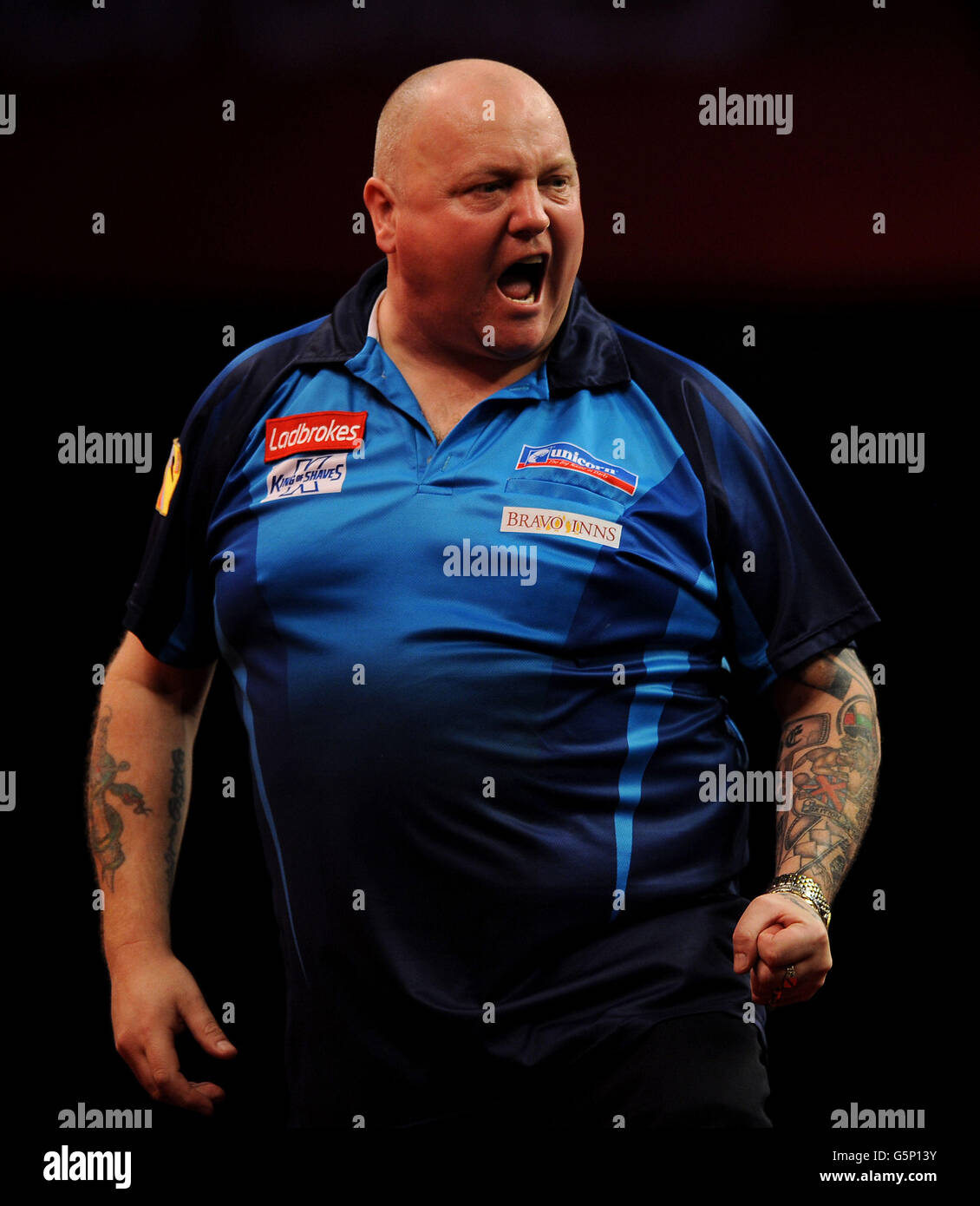 England's Andy Hamilton celebrates winning a game during his First ...