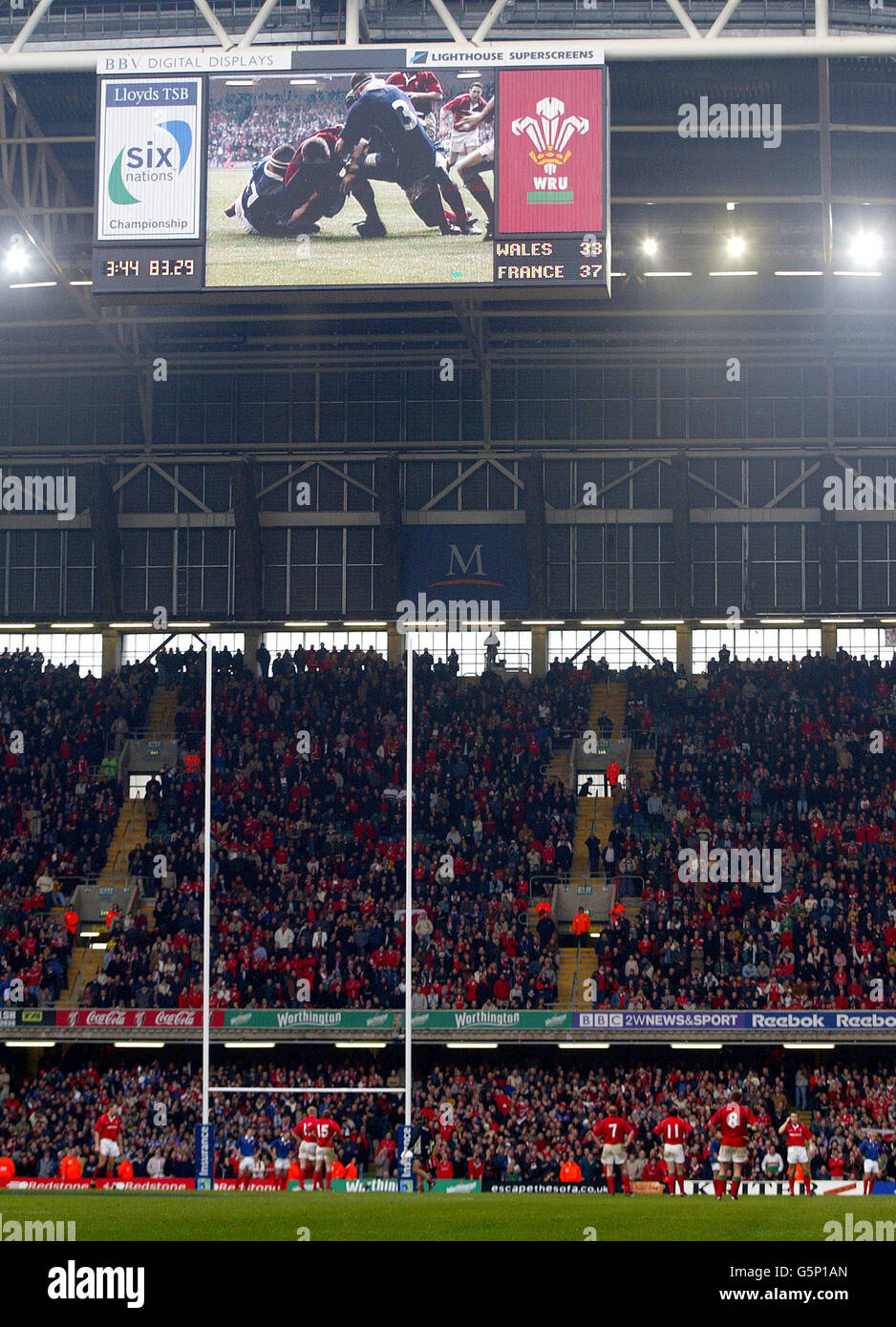 Pitch branding wales france hi-res stock photography and images - Alamy