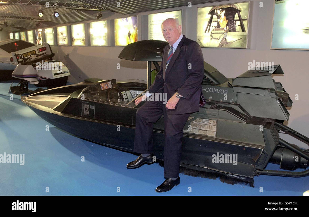 Lord Montagu of Beaulieu sits on the original 'Q Road Boat' from the ...