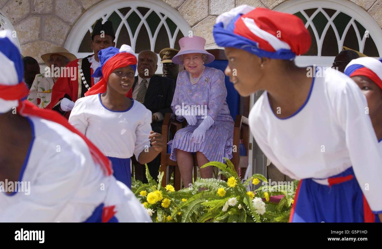 Royalty - Queen Elizabeth II Visit to Jamaica - Montego Bay Stock Photo ...