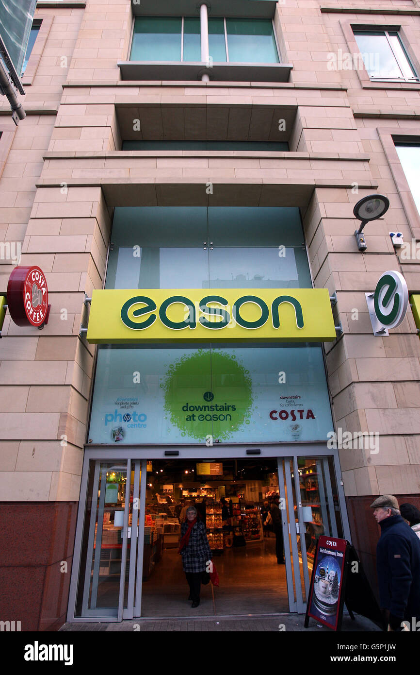 Shop Signage - Belfast Stock Photo - Alamy