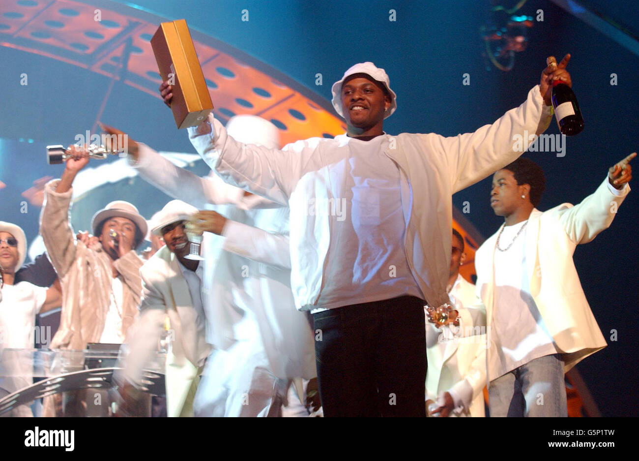 So Solid Crew at The Brit Awards 2002, at London's Earls Court Stock ...