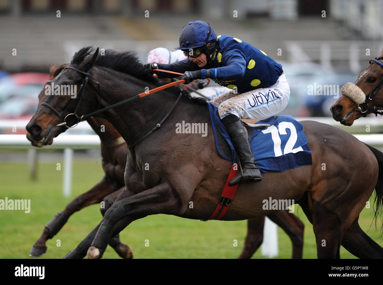 Hurdle christmas raceday newbury racecourse hi-res stock photography ...