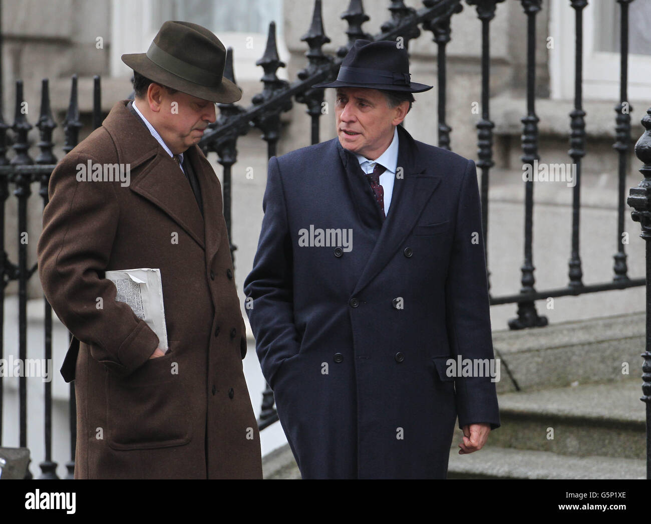Quirke filming - Dublin Stock Photo - Alamy