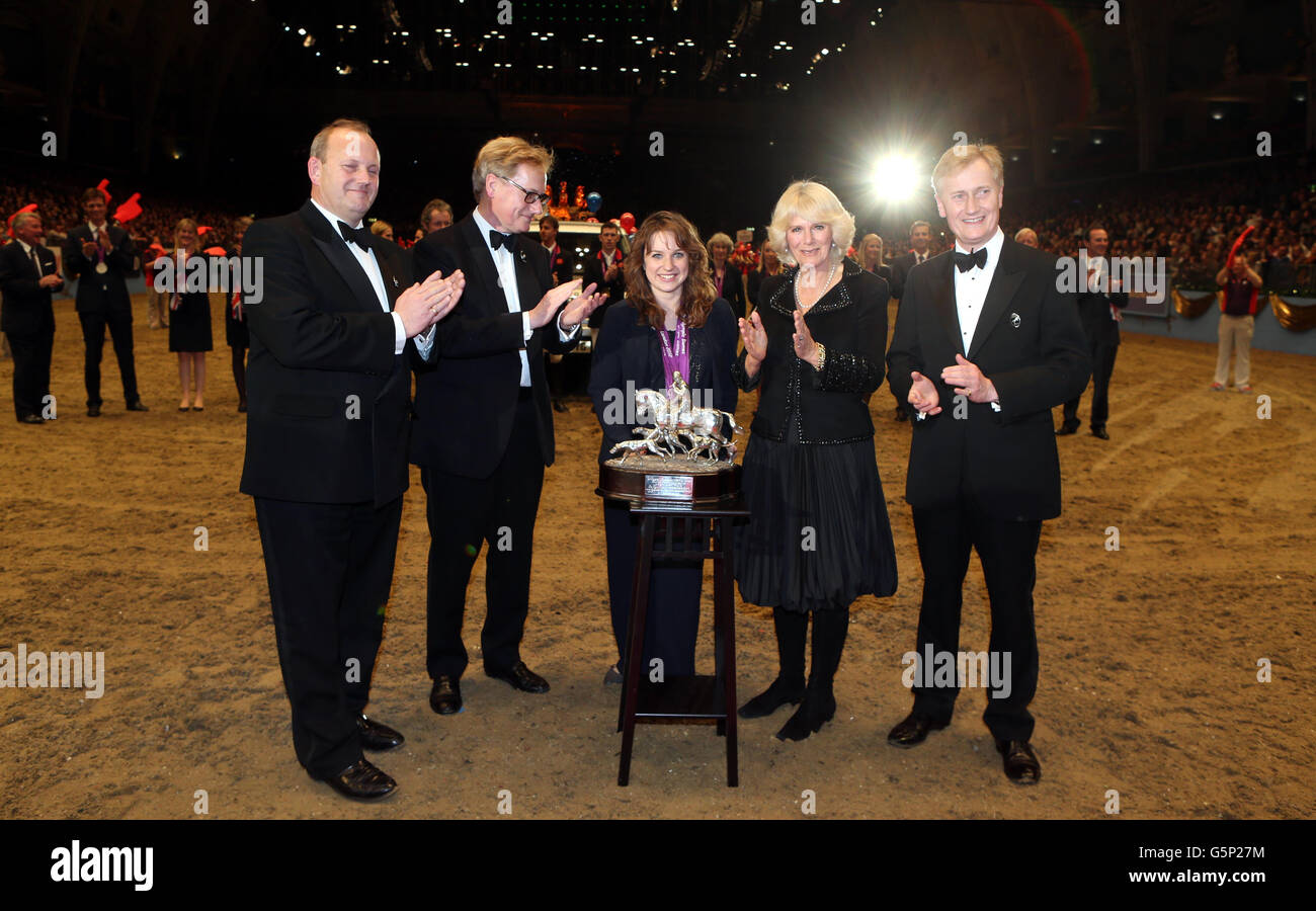 The Duchess of Cornwall presents the Raymond Brooks-Ward Trophy to ...
