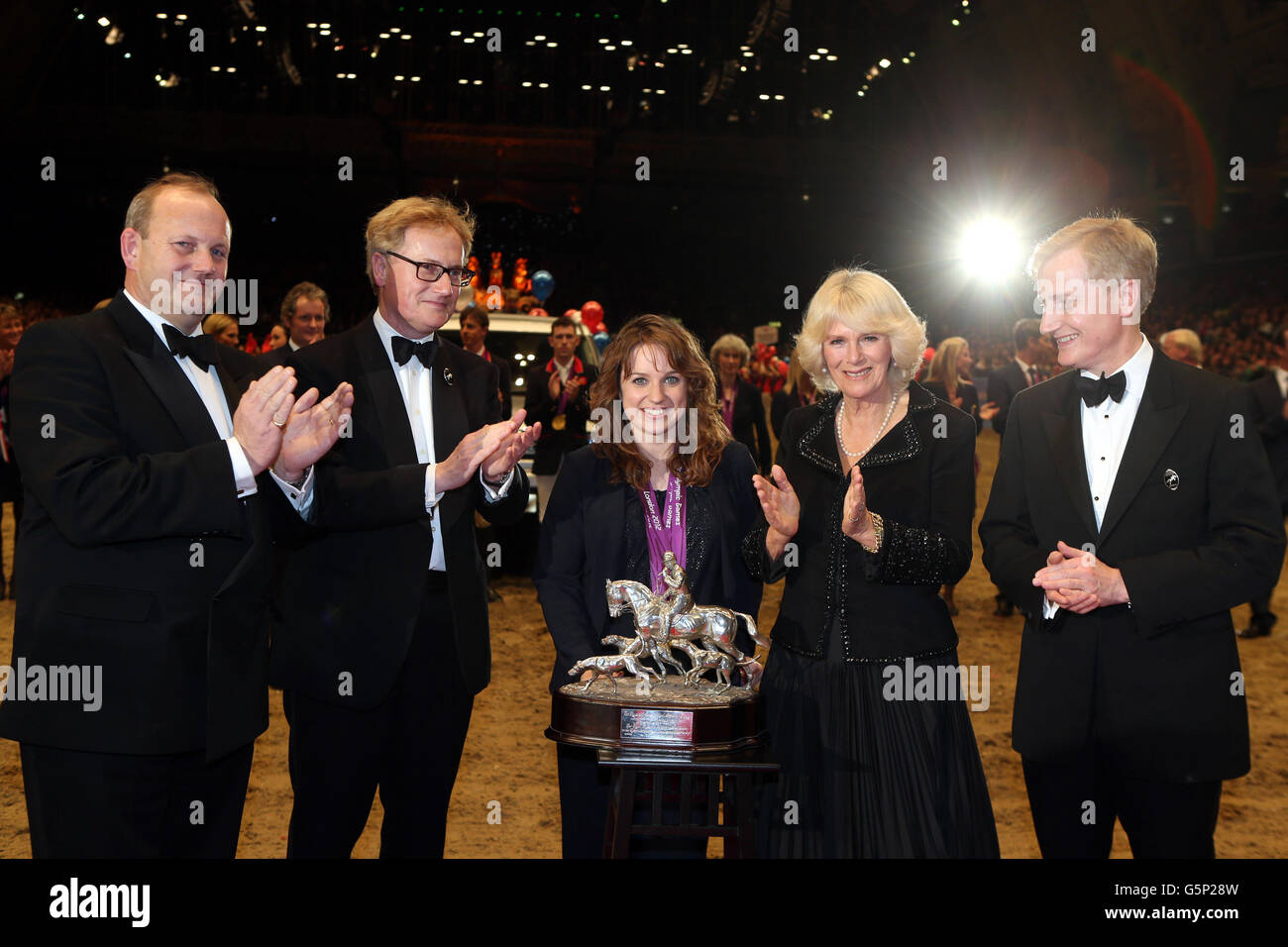 The Duchess of Cornwall presents the Raymond Brooks-Ward Trophy to ...