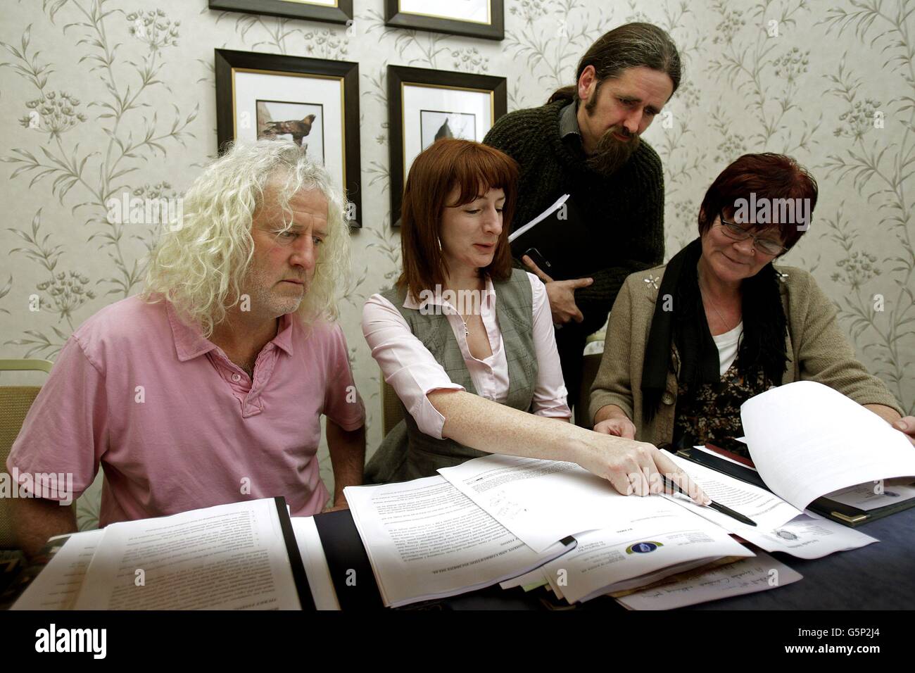 Independent TD's Mick Wallace,Claire Daly, Luke Flanagan and Joan ...