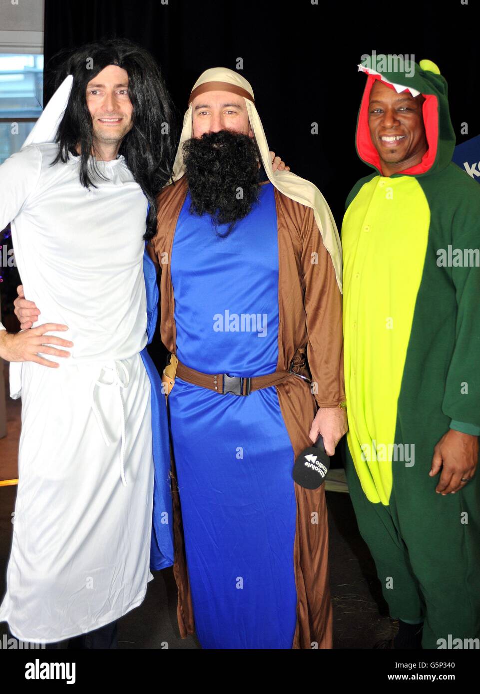 Left to right david tennant who plays the virgin mary hi-res stock ...