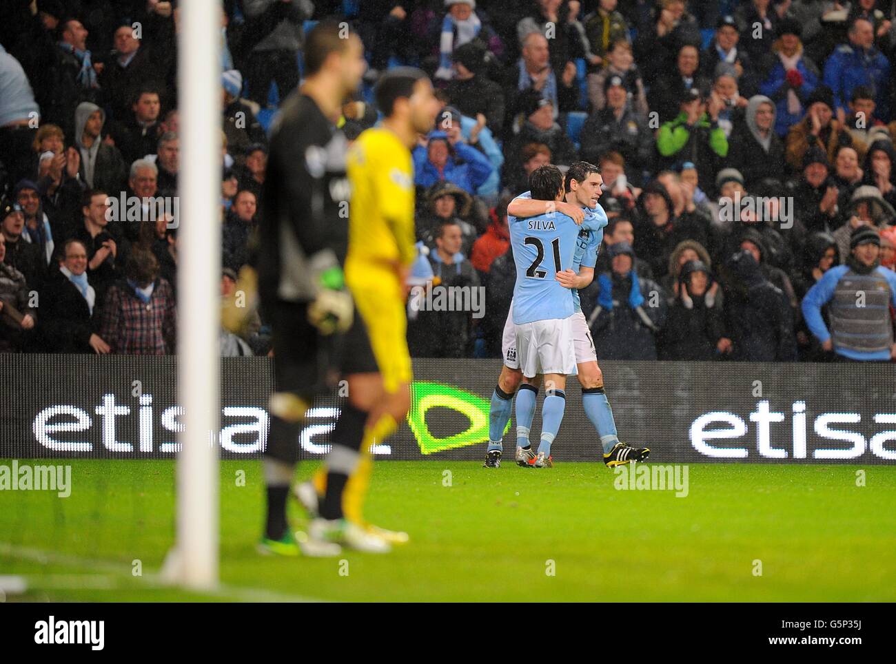 Adrian mariappa manchester city hi-res stock photography and images - Alamy