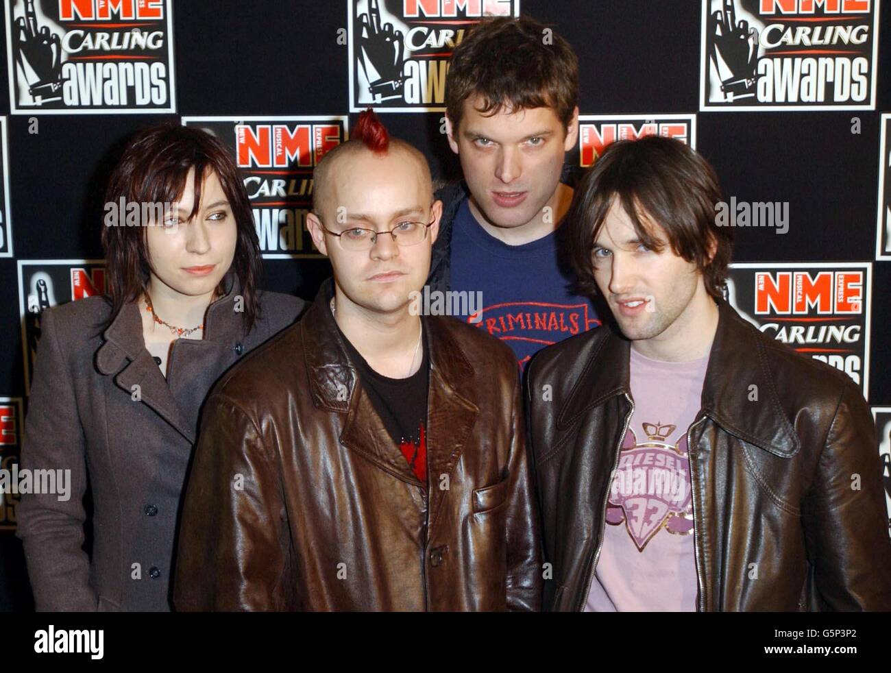 Ash attend the NME Awards Stock Photo - Alamy