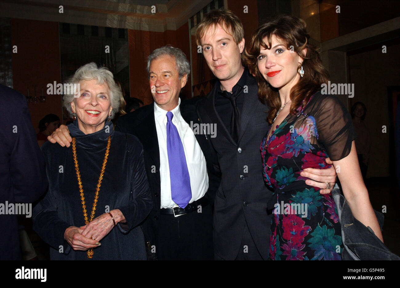 Actor Gordon Pinsent, Welsh actor Rhys Ifans and partner Jessica Morris ...