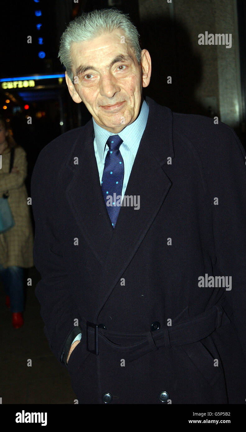 Ex gangster Tony Lambrianou arriving at the Teatro restaurant 4th ...