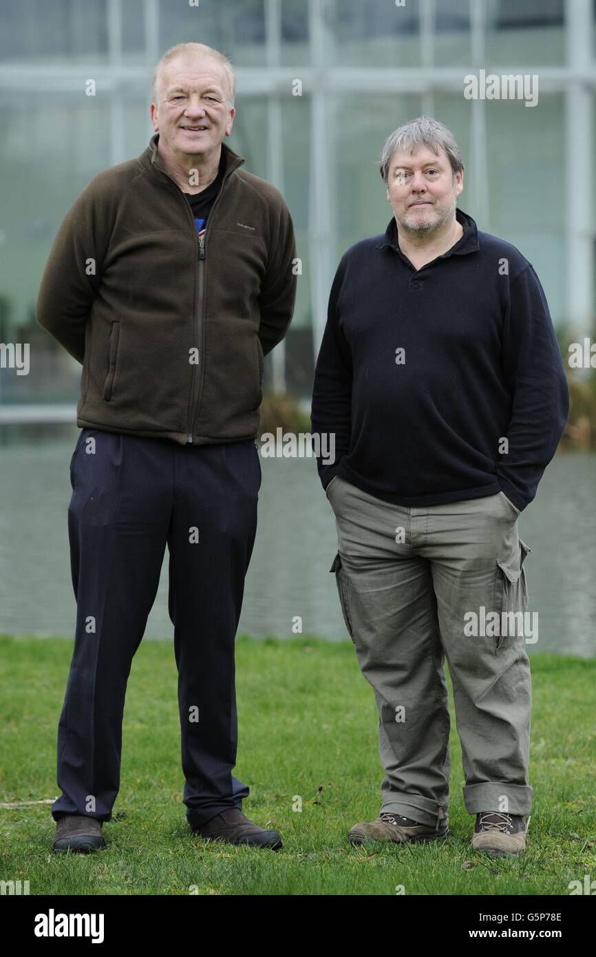 David Cundall (left) and Andy Brockman (right) attend a meeting with ...