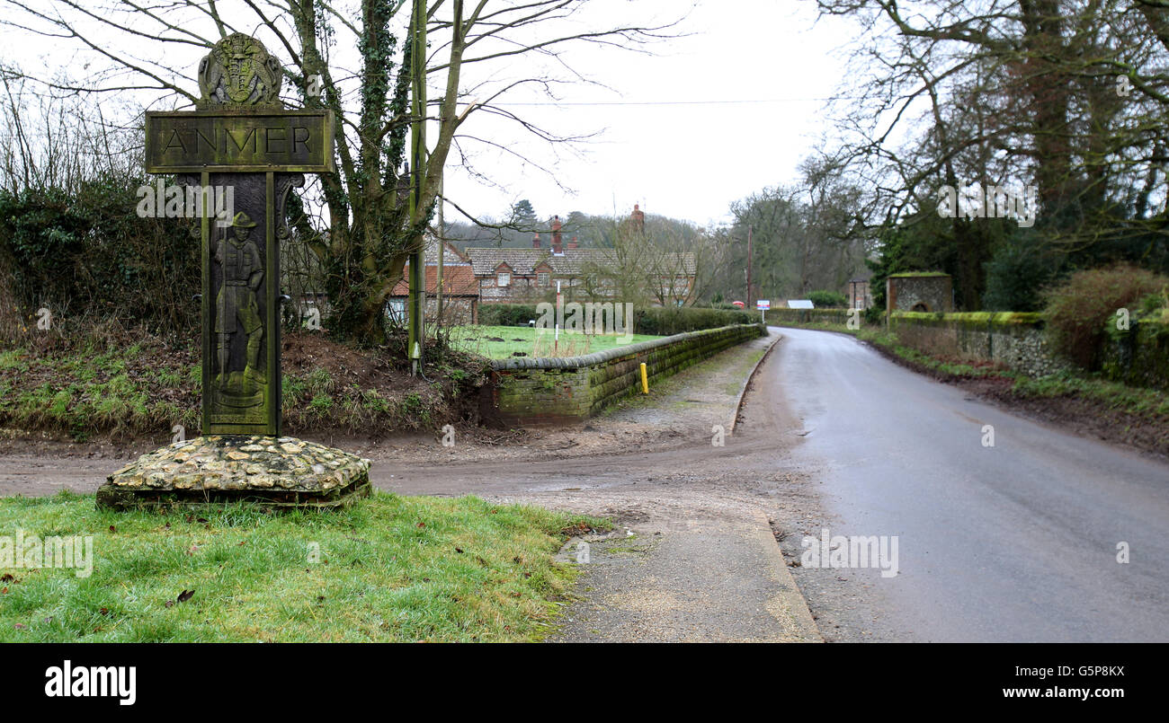 Village of anmer hi-res stock photography and images - Alamy