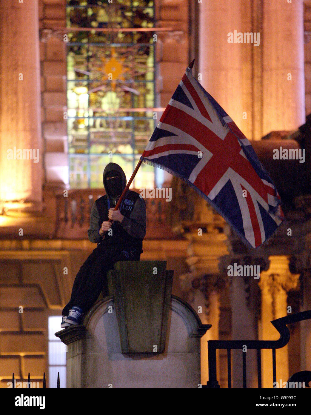 Union Flag protests Stock Photo - Alamy